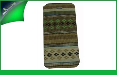 China Duurzame Rode het Leergevallen van Apple Iphone, Iphone 5 Leerdekking met Doek Te koop