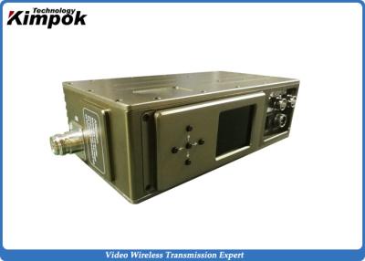 China Criptografia sem fio do bocado do remetente AES 265 do avoirdupois do transmissor video militar de Digitas da longa distância à venda