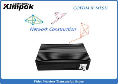 China 32 het Netwerkhoogtepunt van knopenethernet COFDM IP - het duplex Draadloze Netwerk van COFDM voor UAV/Mijn Te koop