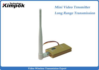 Cina gamma di trasmissione in tempo reale della trasmissione 3000m del video trasmettitore della lunga autonomia 8CH in vendita