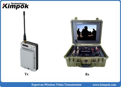 Cina radio ultrabassa di ritardo del mini COFDM video trasmettitore di 20km con la batteria in vendita
