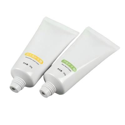 China custom printed label cosmetic soft plastic squeeze tube packaging for hand cream for sale
