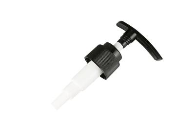 Κίνα Μαύρη πλαστική ραβδωτή επιφάνεια 24mm 28mm αντλιών διανομέων λοσιόν PP προς πώληση