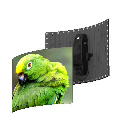 China P1.8 Ultra Thin Flexible Led Screen 480*320*5.8mm Plug And Play Curved Flexible Led Display Module for sale