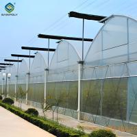 Quality Agricultural Multi Span Poly Film Greenhouse Stable Hydroponic Growing Systems for sale
