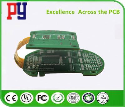 China 4 la televisión rígida D del PWB Digitaces de la flexión del Polyimide estañó el uso de la industria de la placa de circuito en venta