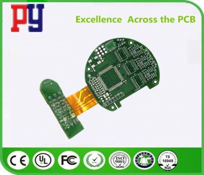 China 4 la televisión rígida D del PWB Digitaces de la flexión del Polyimide estañó el uso de la industria de la placa de circuito en venta