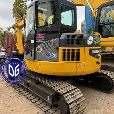 China Komatsu PC78US 7,8 Tonnen kleiner Gebrauchtbagger für kleine Minigarbeiten jetzt erhältlich zu verkaufen