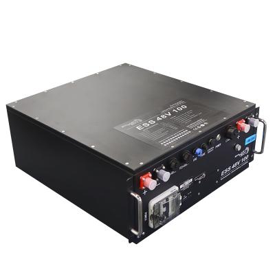 Cina Batterie di accumulo di energia solare con scarica standard 1C 48V100Ah con protezione Bms e comunicazione RS232/485, guscio PP in vendita