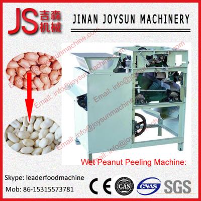 China Pele el tipo mojado revestido rojo 0.75kw el 95% de la peladora del cacahuete en venta