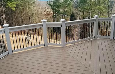 Cina Pavimentazione riciclabile della piattaforma di WPC per l'iarda, materiali impermeabili di Decking in vendita