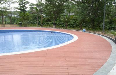 Cina Decking impermeabile di WPC che pavimenta pannello composito di plastica antiscorrimento e di legno in vendita