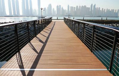 Cina Non Decking composito di slittamento per la strada della passeggiata con il trattamento di lucidatura in vendita