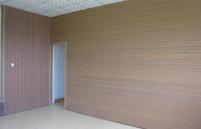 China Revestimento Brown parede interior/exterior de WPC para a decoração da casa à venda