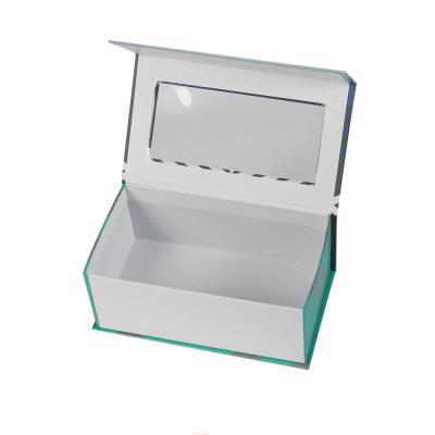 中国 高品質 クリスマス カスタム磁気 紙 プレゼント 3 セット 靴下 透明なPVC窓付きパッケージボックス 販売のため