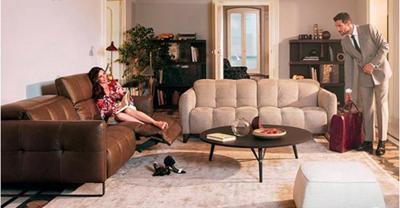 BN Italian-Style Chair Sofa Bed Electric Function Leather Sofa Modern Living
