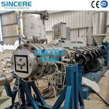 Plastic PE/PP Spiral Winding Corrugated Sewerage Pipe Extrusion Extruder Production Machine Line