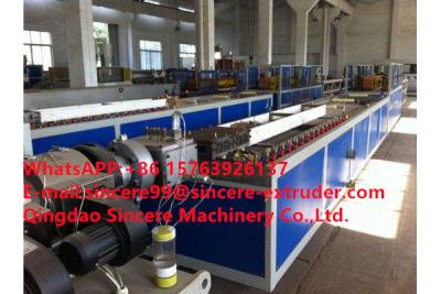 Decoration Composite PE WPC UPVC PVC Profile Extrusion Machine Production Line