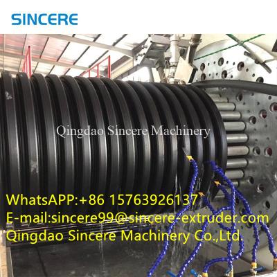 PE Wound Spiral Tube Making Machine Extrusion Corrugated Pipe Production Line