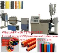 Quality HDPE PVC Carbon Plastic Pipe Extrusion Line Corrugated Conduit Manufacturing Machine for sale