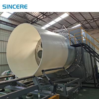 PPH PE Plastic Winding Pipe Extrusion Line Drainage Drip Irrigation Pipe Making