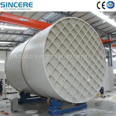 China PP PE Plastic Horizontal Storage Tank Extrusion Machine with Automatic Control and Tank Diameter 200-4000mm for sale