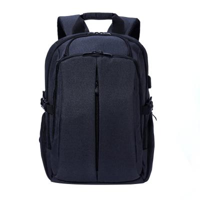 Cina Zaino impermeabile della borsa del computer portatile del poliestere con colore del nero del porto della tassa di USB in vendita