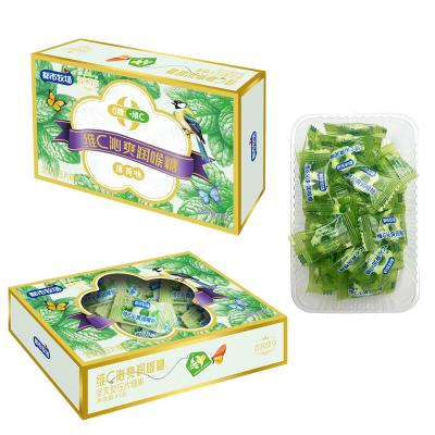 中国 紙箱 VIP カスタマイズされた味 薄荷 キャンディー レモン 砂糖なし 薄荷 キャンディー 販売のため