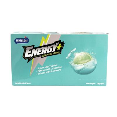 Cina Lime Mentol Flavor Center Energy Mints riempiti con forma di caramella OEM Factory in vendita