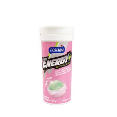 Cina Lime Mentol Flavor Center Energy Mints riempiti con forma di caramella OEM Factory in vendita