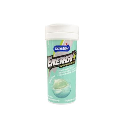 Cina Lime Mentol Flavor Center Energy Mints riempiti con forma di caramella OEM Factory in vendita