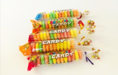 Cina Compressa dura sana Candy multi della frutta del rotolo variopinto e dolce di sapore in barattoli in vendita