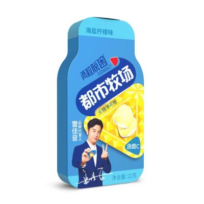 Chine Menthe fraîche de refroidissement de casse-croûte de Sugar Free Vitamin C de sucrerie de citron de sel de mer à vendre