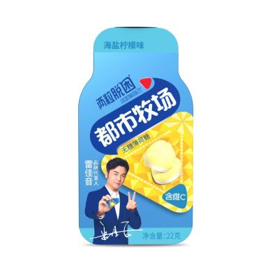 Chine Menthe fraîche de refroidissement de casse-croûte de Sugar Free Vitamin C de sucrerie de citron de sel de mer à vendre