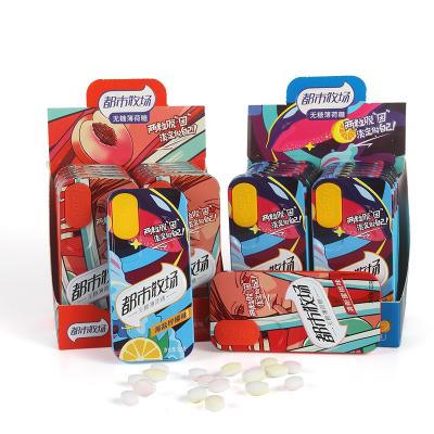 Chine Sucrerie de Sugar Free Mint Healthy Hard de pêche de citron pour des adultes d'enfant à vendre