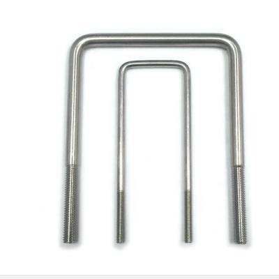 Cina Stripe di acciaio di finitura in zinco DIN 3570 bulloni U galvanizzati a caldo per progetti di costruzione in vendita