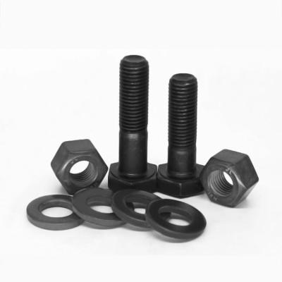 Cina Alte precisione M9 M10 M38 M42 M50 M72 Black Oxide Carbon Steel Hex Bolts Standard DIN in vendita