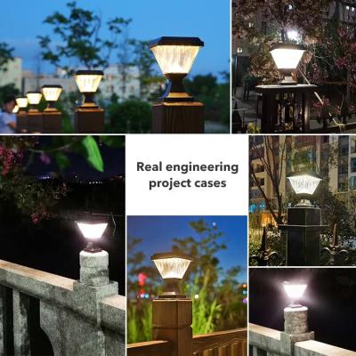 Chine Lampe solaire imperméable du pilier Ip65 pour la décoration extérieure de jardin à vendre