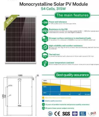 Chine Le VDE a certifié le système solaire de balcon, sur le panneau solaire 300W 600W 1000w de grille à vendre