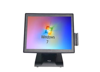 China Caixa registadora do computador do tela táctil da posição do PC do LCD com MSR cor de um preto de 15 polegadas à venda