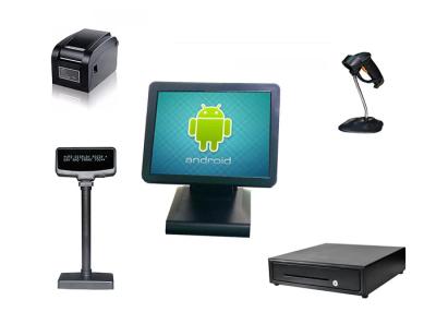 Cina Terminale mobile di posizione EPOS dei sistemi al minuto del punto di vendita con il lettore di codici a barre personalizzabile in vendita