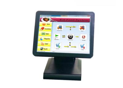 Cina Registro Fanless del touch screen del centro del quadrato per il ristorante, macchina capacitiva di posizione di tocco in vendita