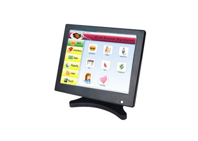 Cina Registratore di cassa nero del touch screen con risoluzioni 1024 * 768 dell'interfaccia di USB del supporto del metallo in vendita