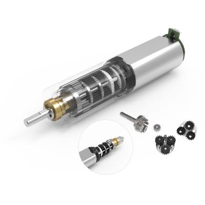 China PD008008-5 2100RPM 50gf. Motor deslizante planetário plástico da C.C. da escova da engrenagem da caixa de engrenagens 8mm do Cm micro à venda