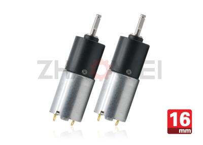 中国 16*45mm 5Vと低速ミニチュアDCギヤ モーターは電圧、リストされているROHS ISOを評価しました 販売のため