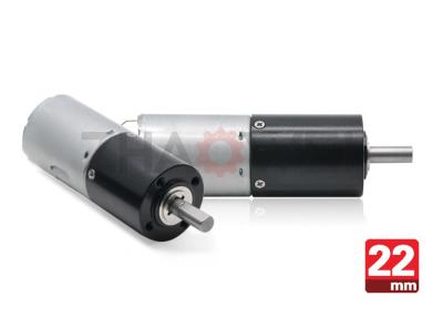 中国 変速機、SGSのTSが付いている高精度22mm 24V低雑音の惑星DCモーター 販売のため
