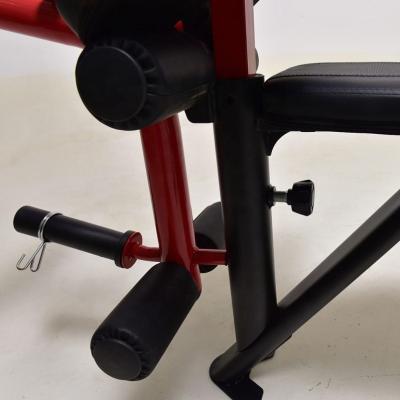 Chine Équipement de gymnase rouge pour hommes squat rack levage de poids banc d'exercice à vendre