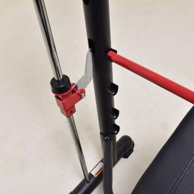 Chine Équipement de gymnase rouge pour hommes squat rack levage de poids banc d'exercice à vendre
