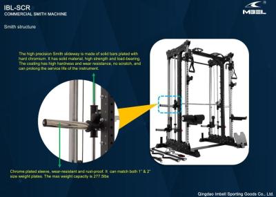 Multi Functional Smith Machine Integrated Gym Trainer for Home and Gym Exercises