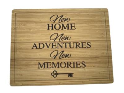 Cina Tagliere di legno del tagliere su ordinazione di Logo Engraved Kitchen Bamboo Wood in vendita